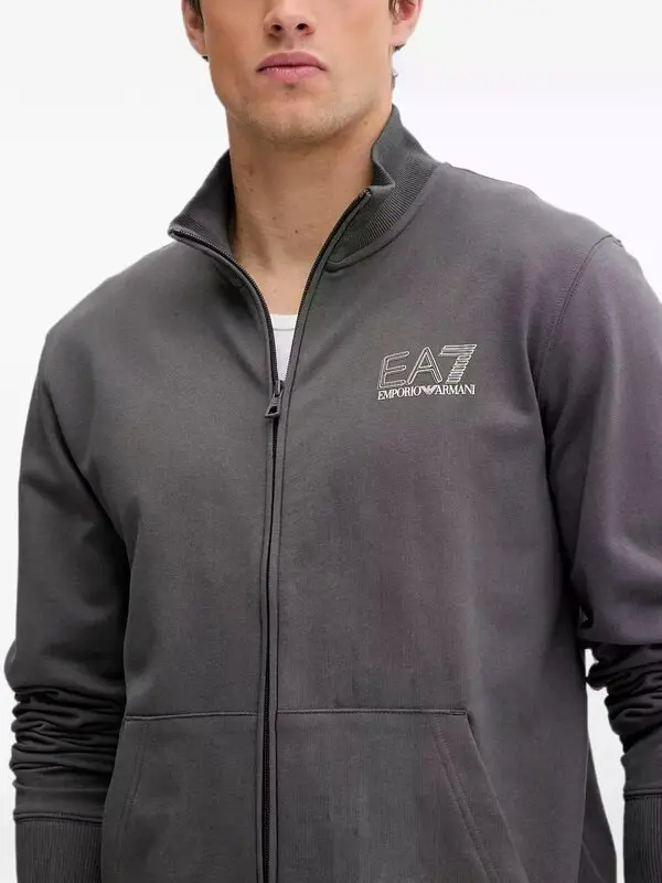 EA7 Logo-print Zip-up Tracksuit