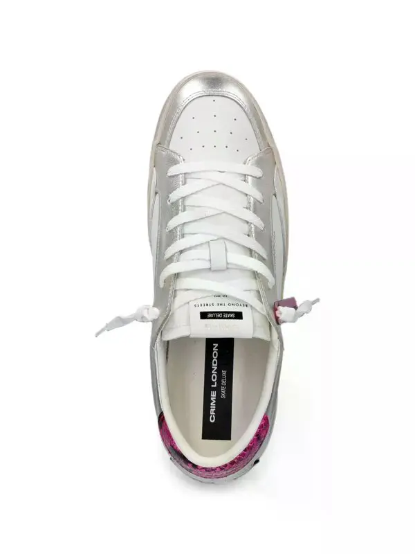 CRIME LONDON Sk8 Deluxe Lace-up Sneakers