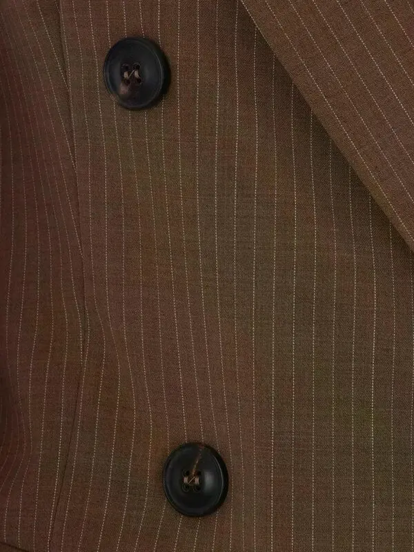 Max Mara Pinstripe Double-breasted Blazer
