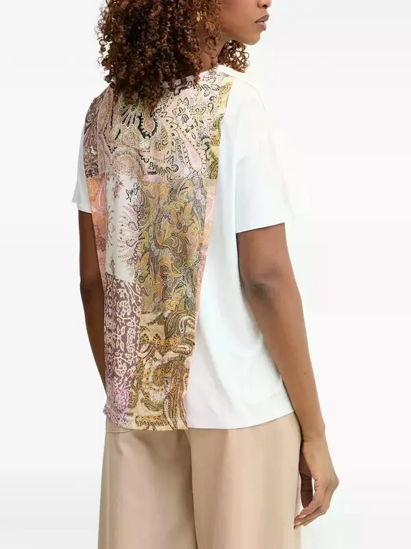 Liu Jo Paisley Print Logo T-shirt