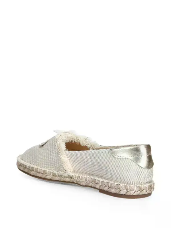 Liu Jo Logo-plaque Frayed Espadrilles