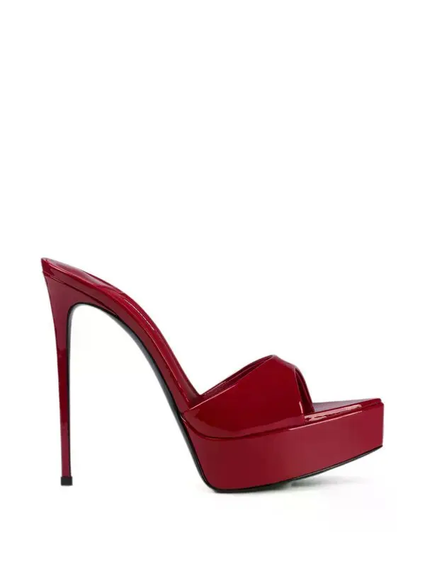LE SILLA Uma Platform Stiletto Sandals - Red