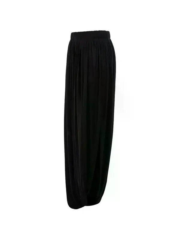 SEEN USERS Belted Pleated Midi Skirt