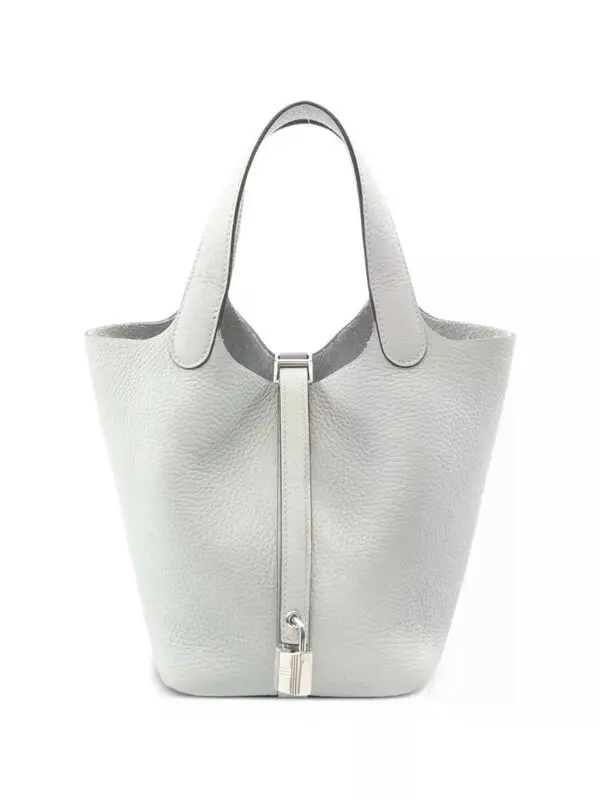 Hermès 2025 Pm Picotan Lock Tote Bag - Grey