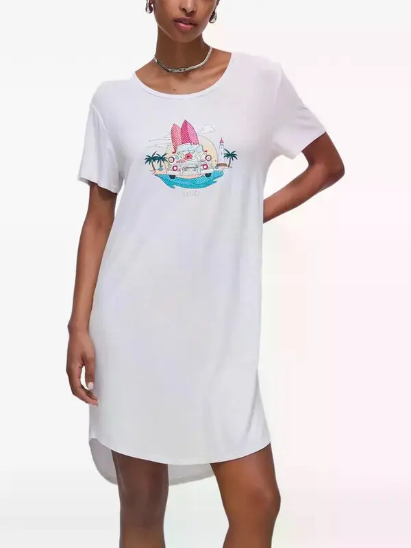 Liu Jo Graphic Print Mini Dress