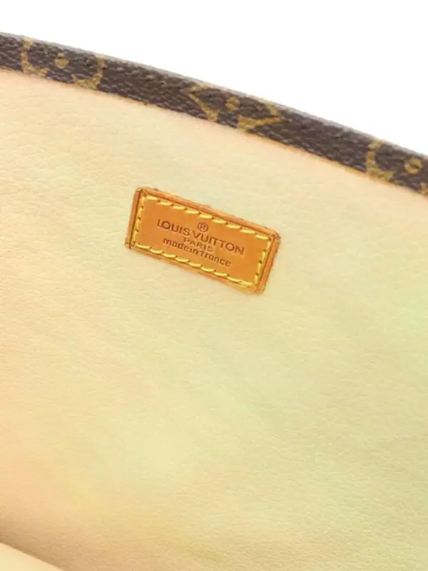 LOUIS VUITTON Sac Plat Monogram Tote Bag - Brown