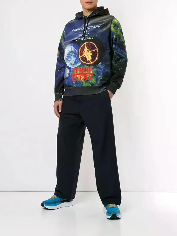 Supreme X Undercover X Public Enemy Fear Of A Black Planet Hoodie