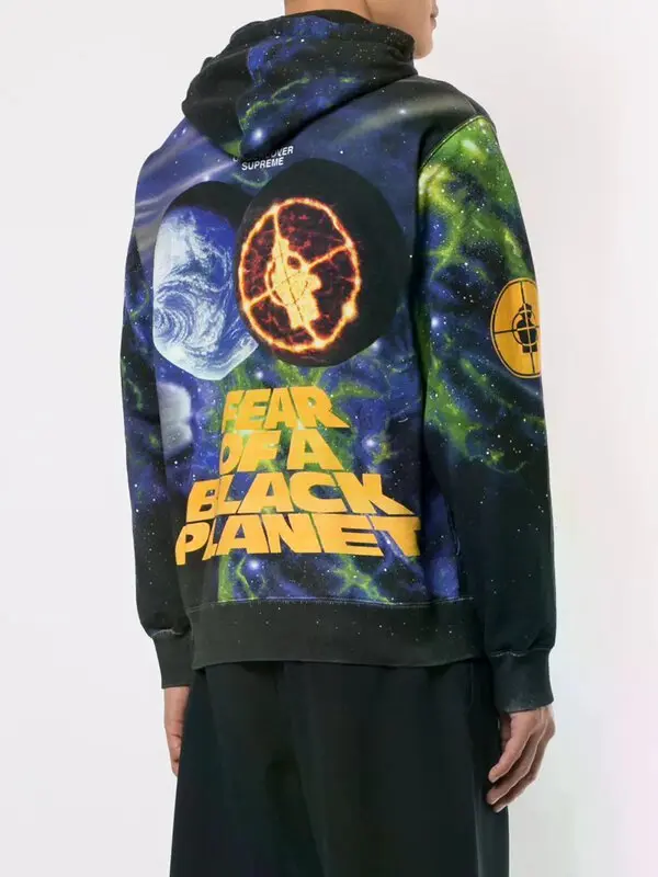 Supreme X Undercover X Public Enemy Fear Of A Black Planet Hoodie