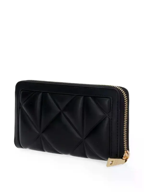 Moschino Quilted Logo-plaque Wallet