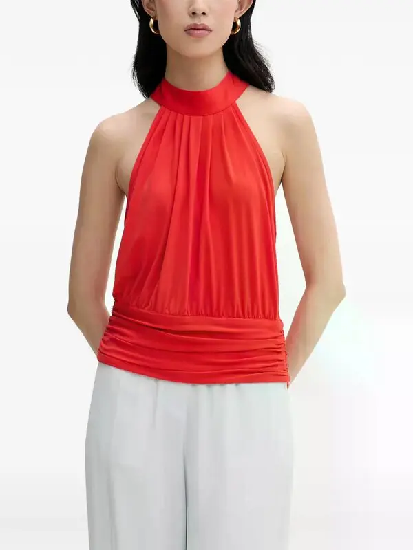 GESTUZ Gzkadie Halterneck Top - Red