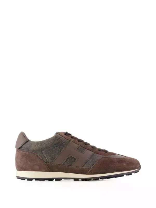 Hogan Panelled Lace-up Sneakers