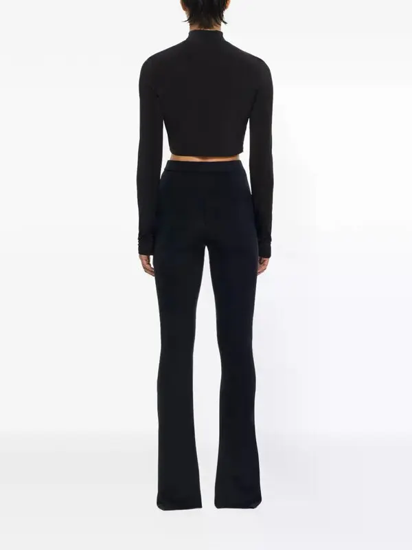 Off-White Off Stamp Cropped Long-sleeve Top