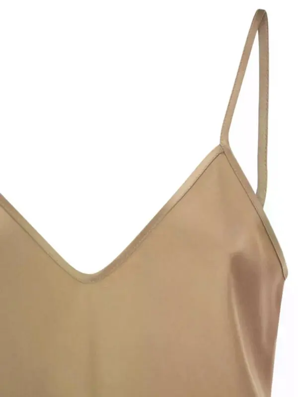 Max Mara Sleeveless V-neck Top - Neutrals