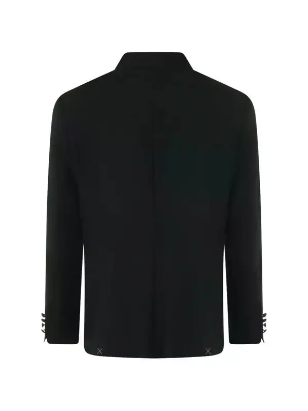 Canali Double-breasted Wool Suit Jacket