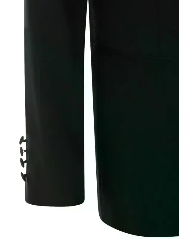 Canali Double-breasted Wool Suit Jacket
