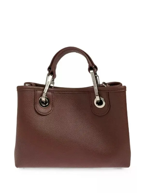Emporio Armani Logo-printed Tote Bag - Brown