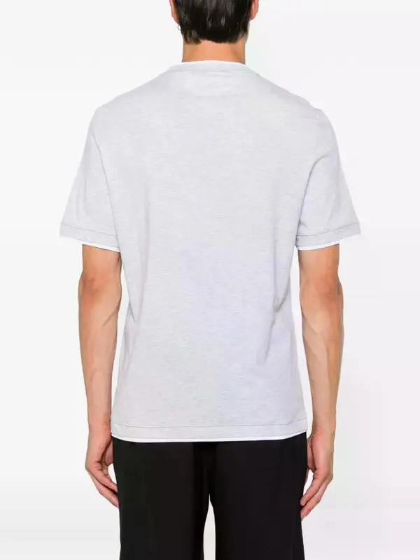 Brunello Cucinelli Logo-embroidered Crew-neck T-shirt