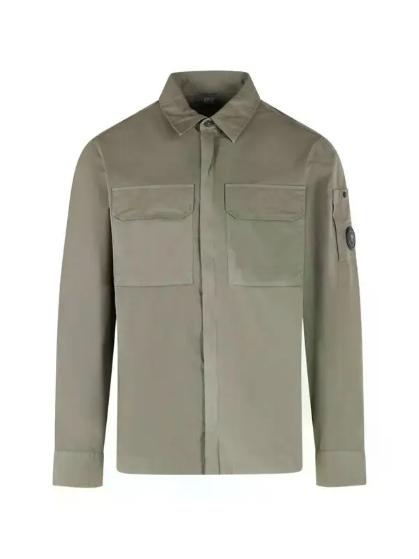 C.P. COMPANY Lens-detail Cotton Overshirt