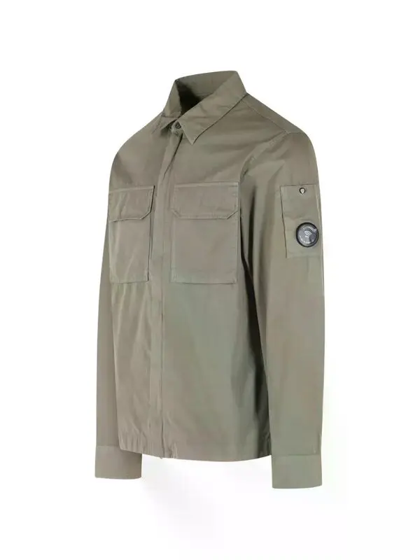 C.P. COMPANY Lens-detail Cotton Overshirt