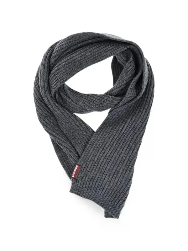 Dsquared2 Ribbed-knit Scarf And Beanie Set