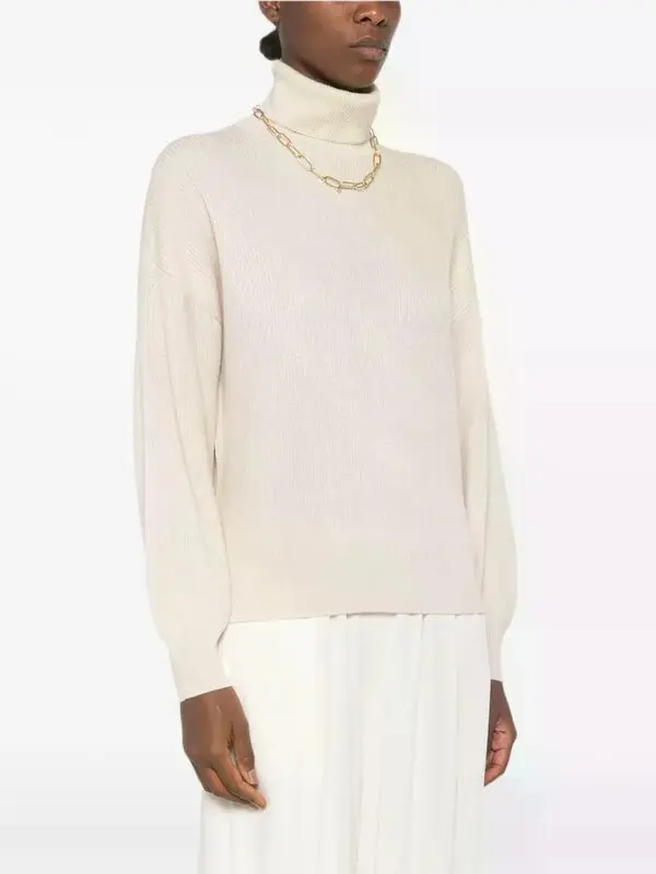 Brunello Cucinelli Ribbed-knit Roll-neck Sweater