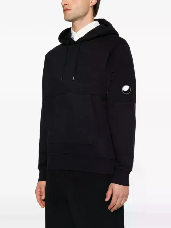 C.P. COMPANY Drawstring Hoodie With Lens Detail