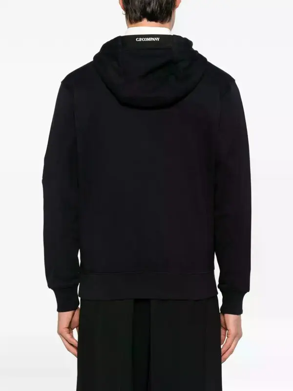 C.P. COMPANY Drawstring Hoodie With Lens Detail