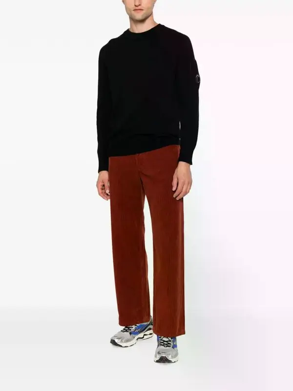 C.P. COMPANY Lens Detail Crew Neck Sweater