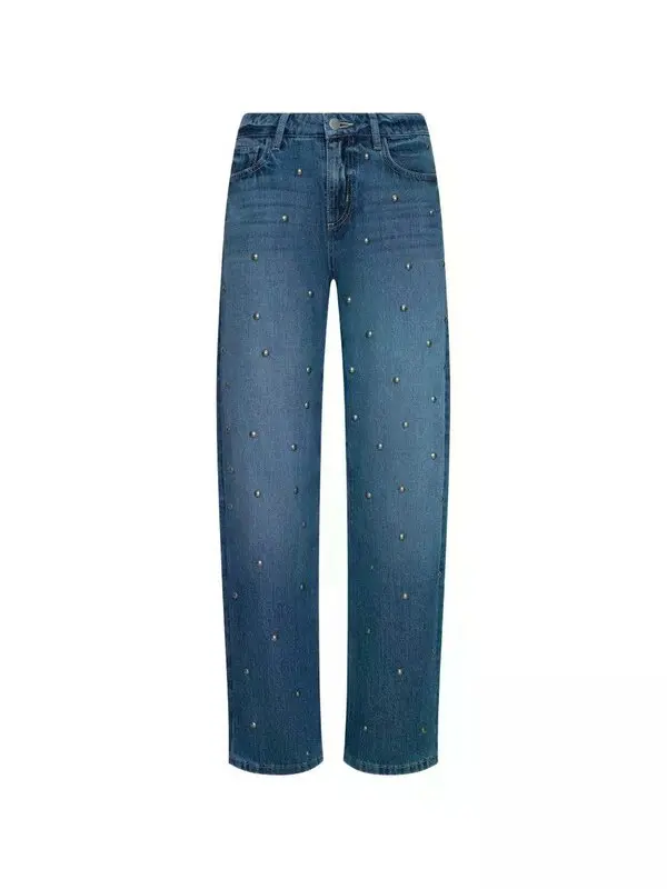 L'Agence Bex Stud-embellished Jeans