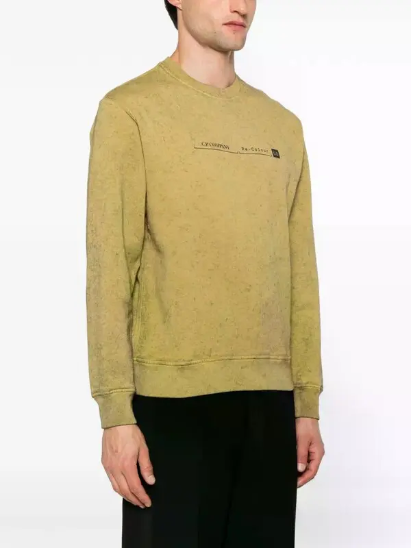 C.P. COMPANY Logo Print Sweatshirt - Green