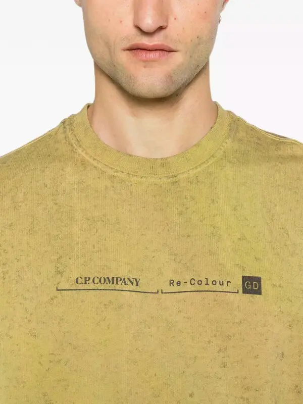 C.P. COMPANY Logo Print Sweatshirt - Green