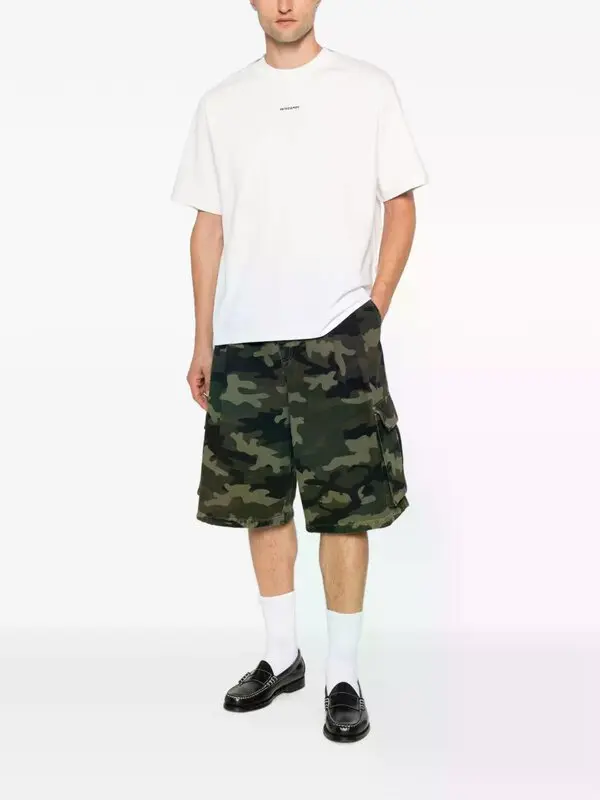 Patrizia Pepe Camouflage Print Cargo Shorts