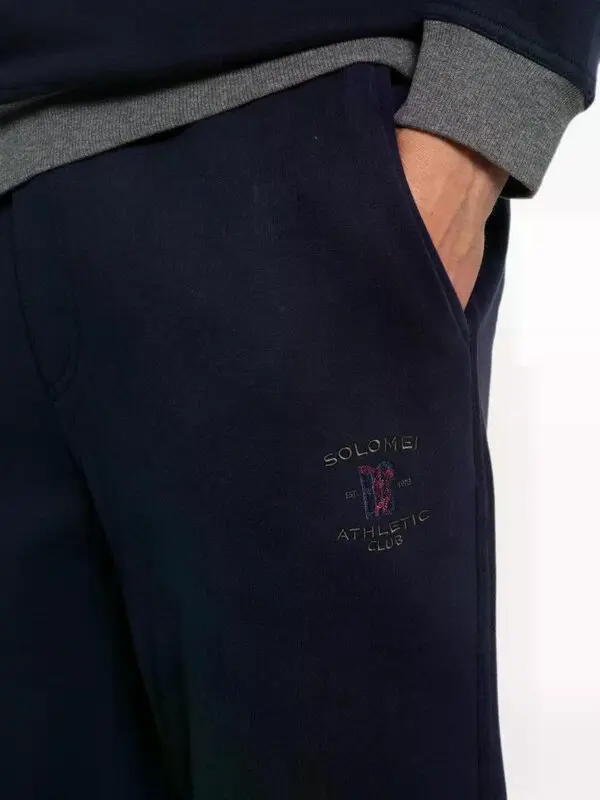 Brunello Cucinelli Logo-embroidered Drawstring Track Pants