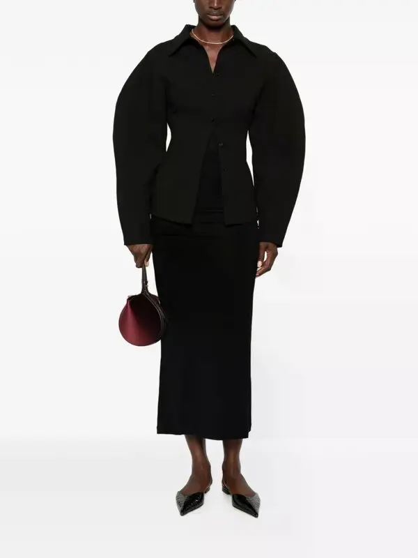 TOTEME Draped Midi Skirt