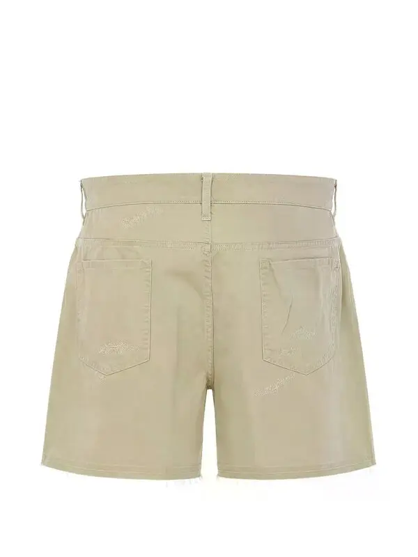 Dsquared2 Beige Cotton Distressed Shorts