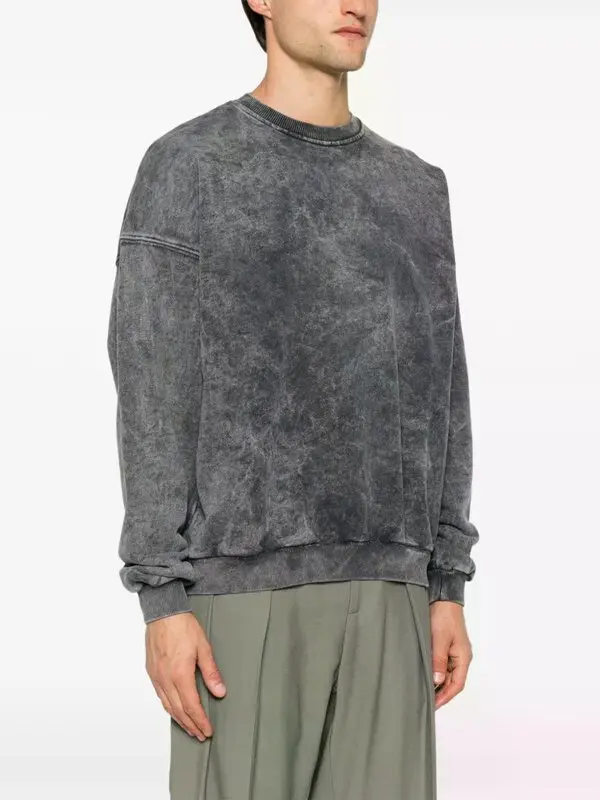 Patrizia Pepe Washed Effect Appliqué Sweater