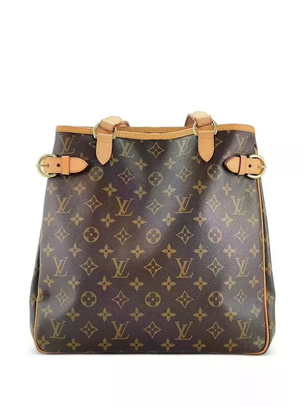 LOUIS VUITTON Batignolles Vertical Monogram Tote Bag - Brown