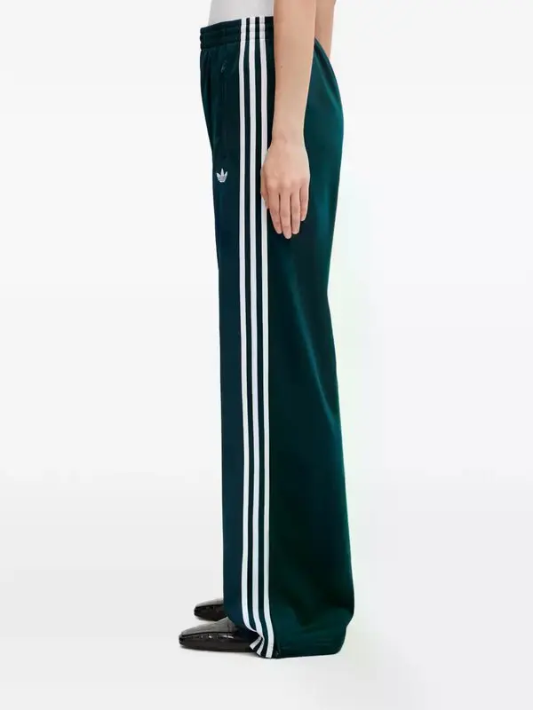 Adidas Firebird Stripe Logo Detail Trousers - Green