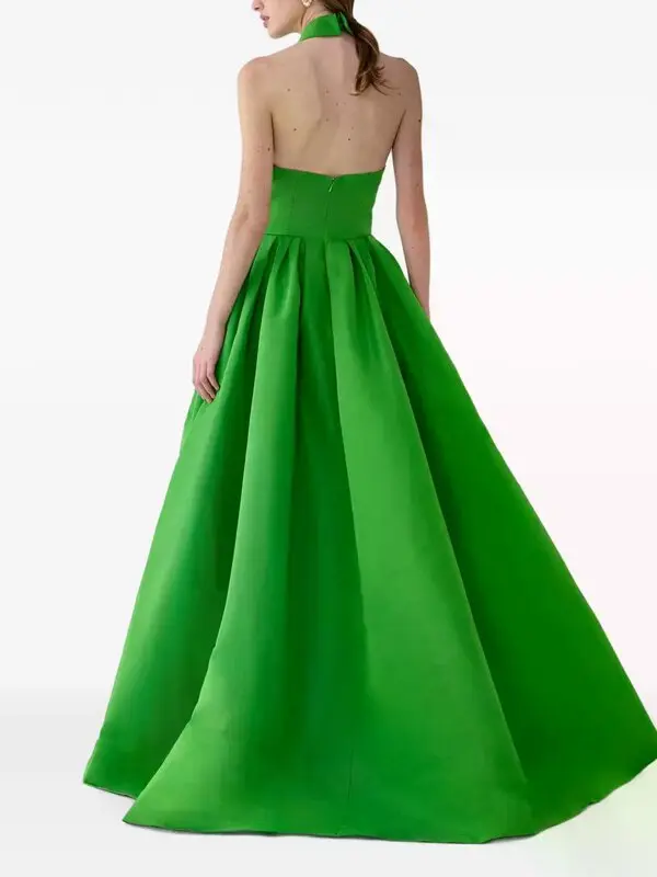 Carolina Herrera Halterneck Maxi Dress