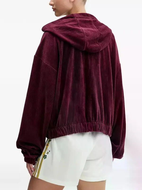 Adidas Corduroy Zip-up Hoodie