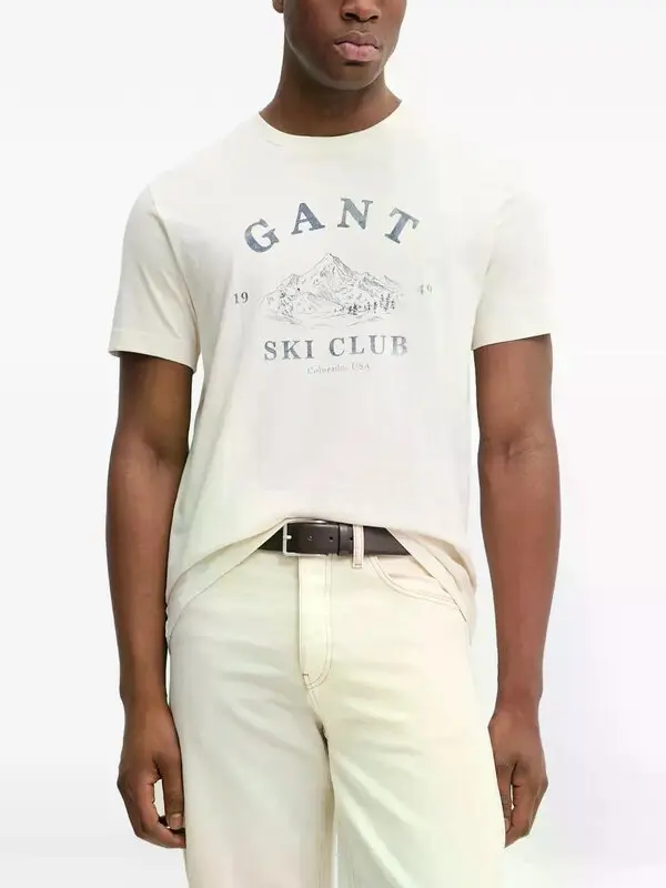 Gant Graphic T-shirt - Neutrals