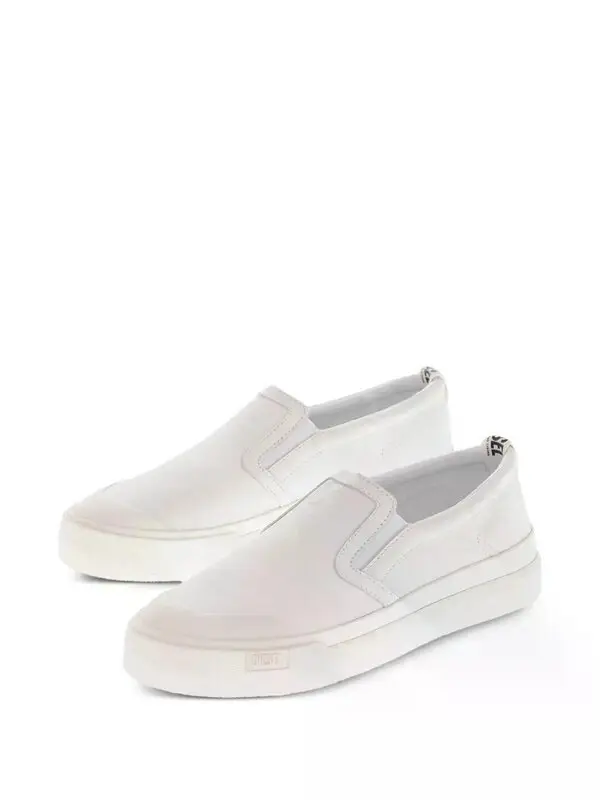 DIESEL® S-athos Leather Slip-on Sneakers - Neutrals
