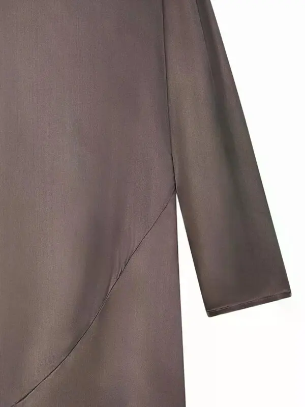 Emporio Armani Diagonal Seam Midi Dress