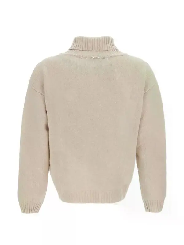 Lorena Antoniazzi Argyle Knit Roll Neck Sweater