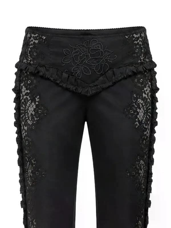 Dsquared2 Lace-inset Ruffled Trousers