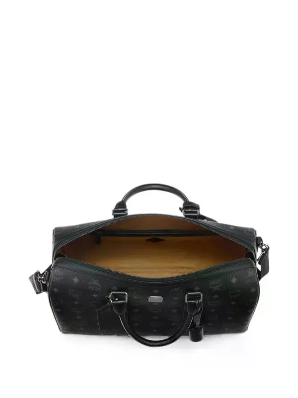 Mcm Ottomar Visetos Weekender Bag - Black