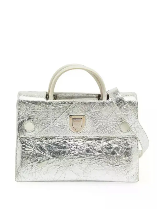 Dior 2016 Diorever Leather Tote Bag - Silver