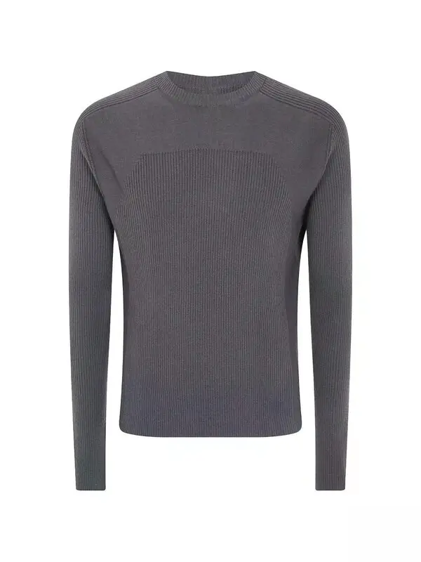 Rick Owens Ribbed-knit Panelled Sweater
