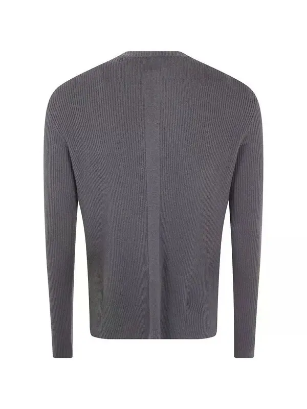 Rick Owens Ribbed-knit Panelled Sweater