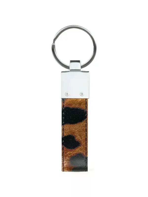 VELANTE Leopard-print Keyring